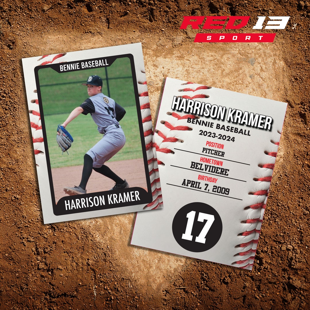 Personalized UV Printed Metal Baseball Card, Custom Sports Card ...