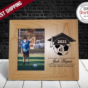 Personalized Soccer Graduation Frame Class of 2021 Gift for - Etsy
