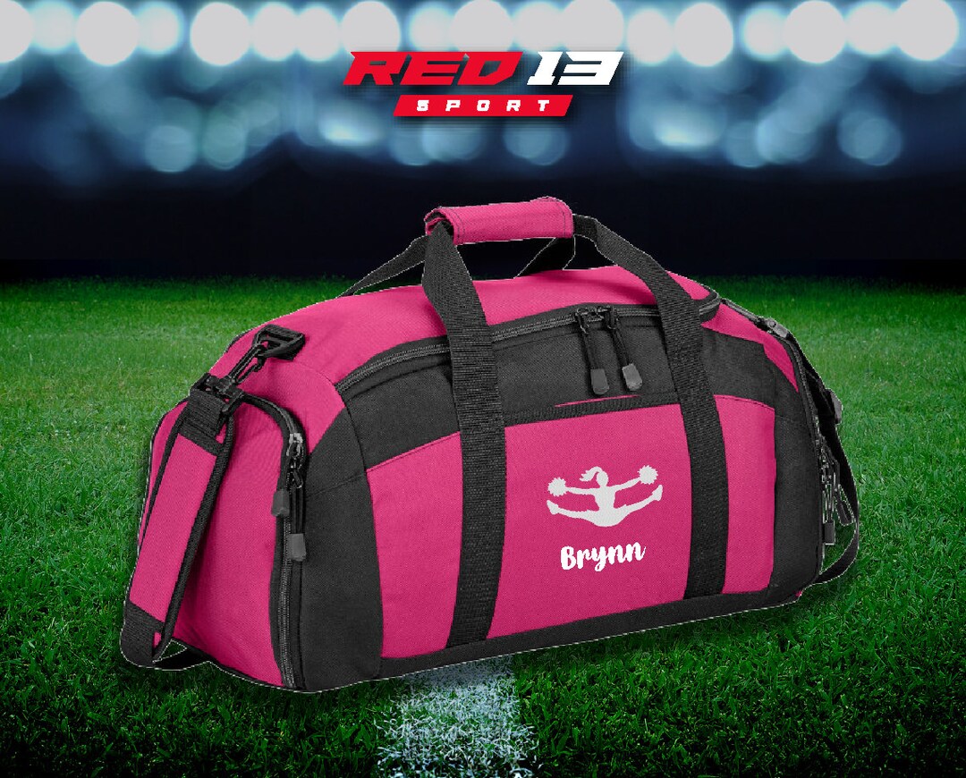 Personalized Embroidered Cheer Duffel Bag, Embroidered Cheer Bag, Cheer ...