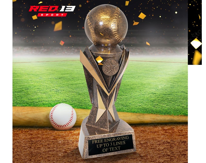 Baseball Softball Trophy Custom Award Youth Baseball Personalized ...