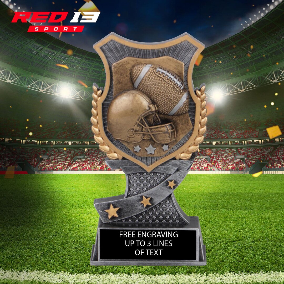 Personalized Football Trophy, Football Award, Youth Football Trophy ...