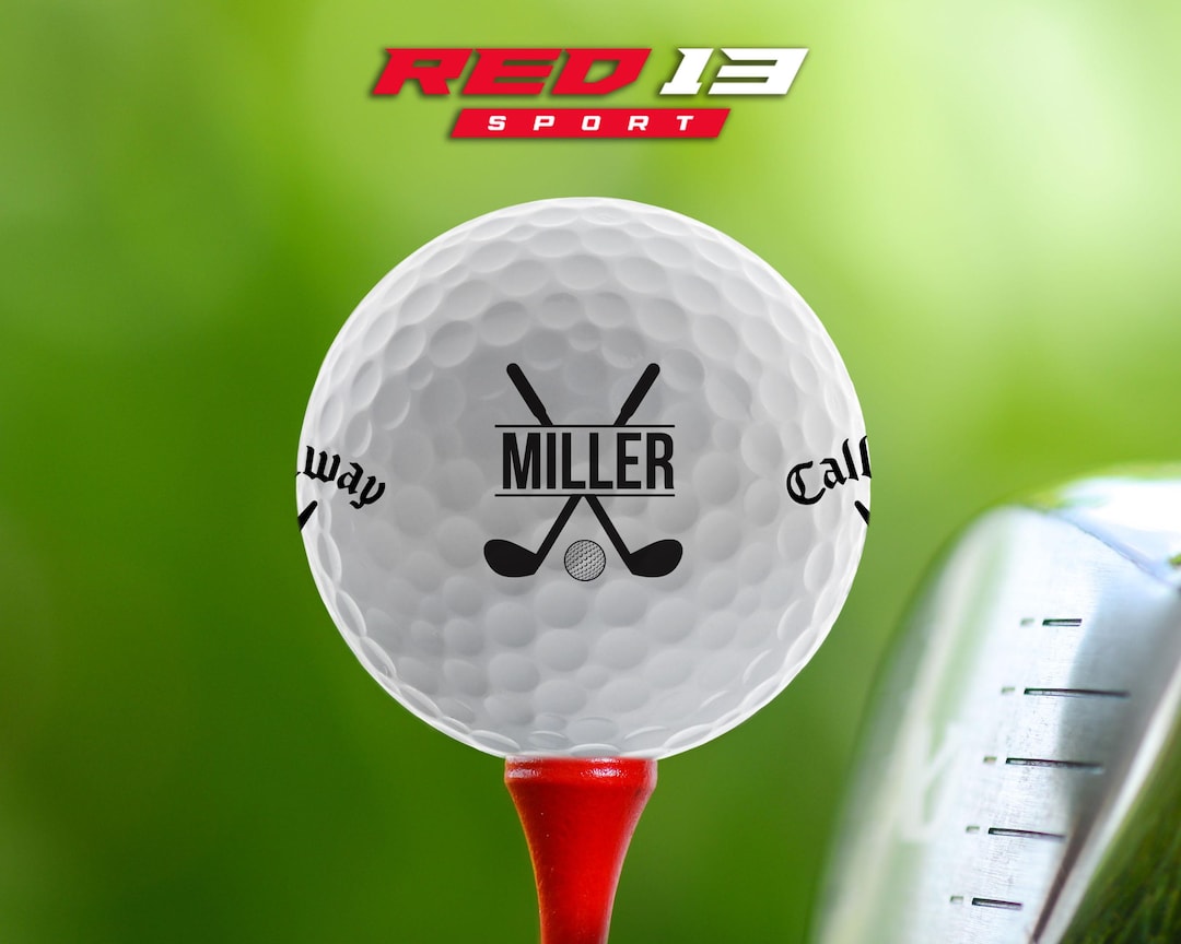 Personalized Name Golf Ball, Custom Golf Balls, Gift for A Golfer ...