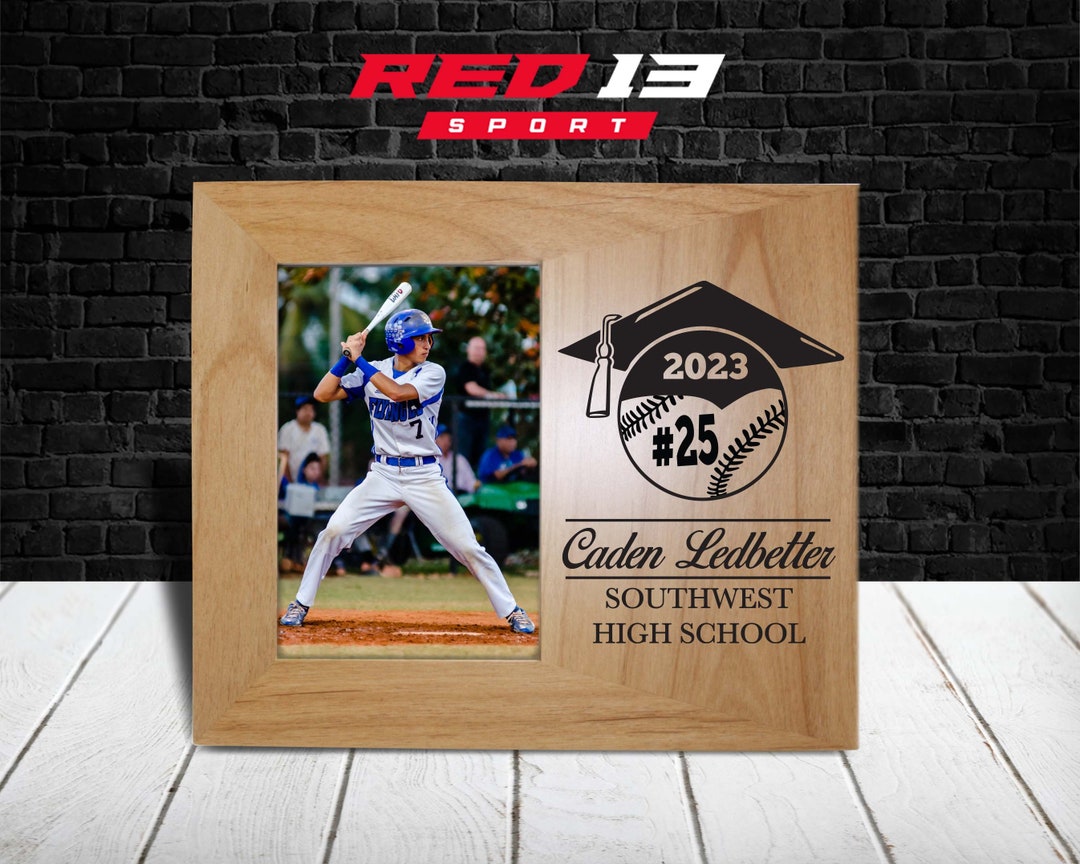 Personalized Baseball Graduation Frame, Class of 2023 Gift, Gift for ...