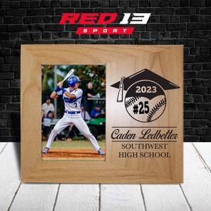 Personalized Baseball Graduation Frame, Class of 2023 Gift, Gift for ...