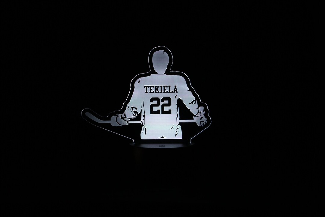 Personalized LED Hockey Night Light, Hockey LED Light, Hockeylight ...