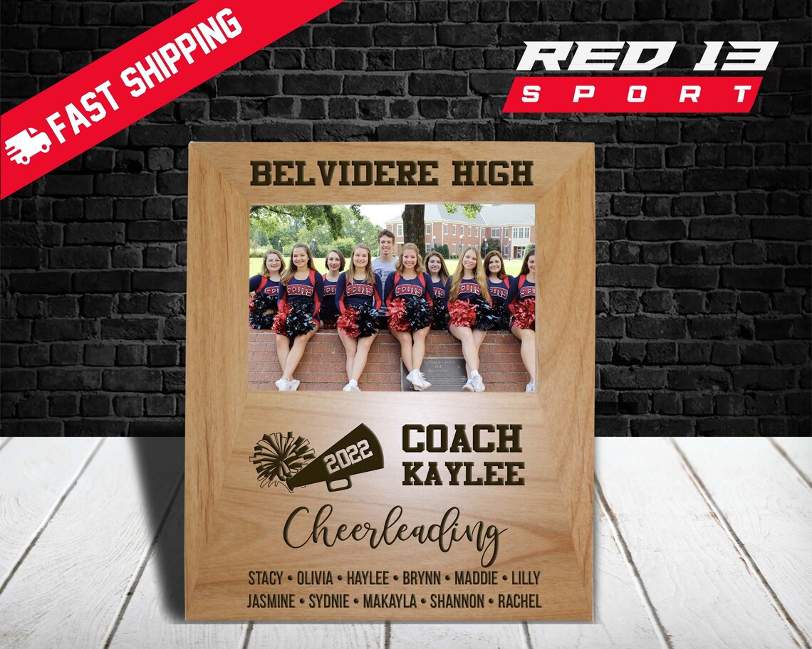 Personalized Cheerleading Coach Frame Gift for Cheerleading - Etsy