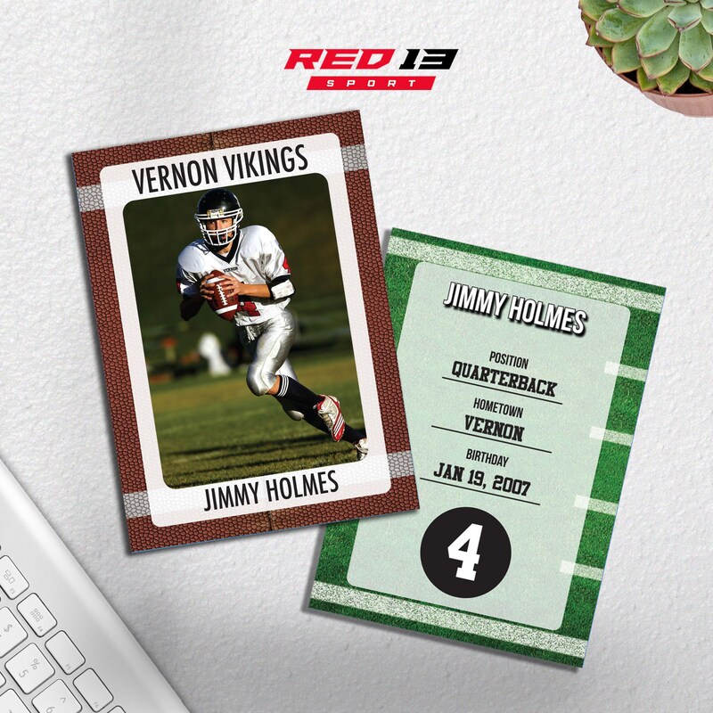 Football Cards - Etsy