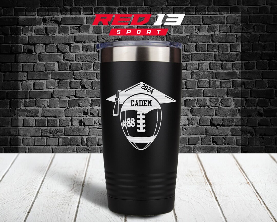 Class of 2024 Football Graduate Tumbler Class of 2024 - Etsy