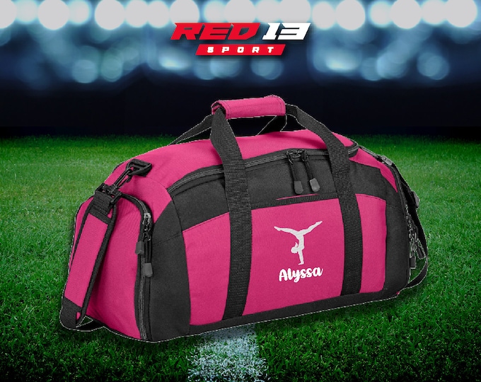 Personalized Embroidered Gymnastics Duffel Bag, Embroidered Gymnastics ...