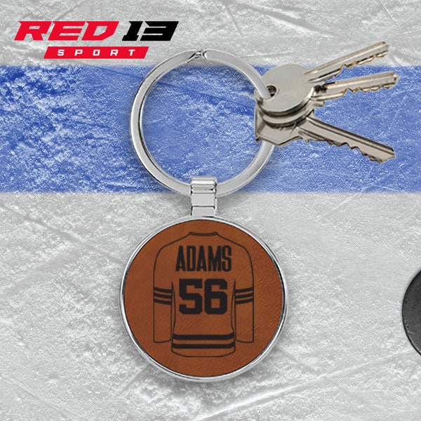 Hockey Key Chain - Etsy