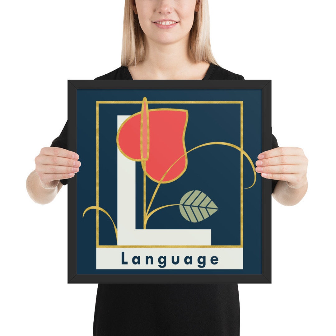 Framed Montessori Art Print - BEAUTIFUL Classroom Gift. Montessori ...