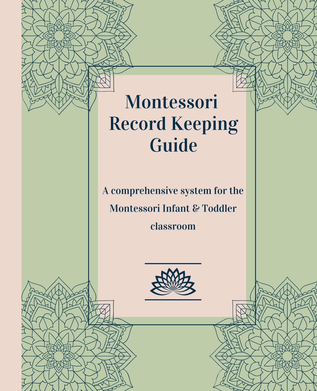 Montessori Infant Toddler Record Keeping | Digital & Printable ...