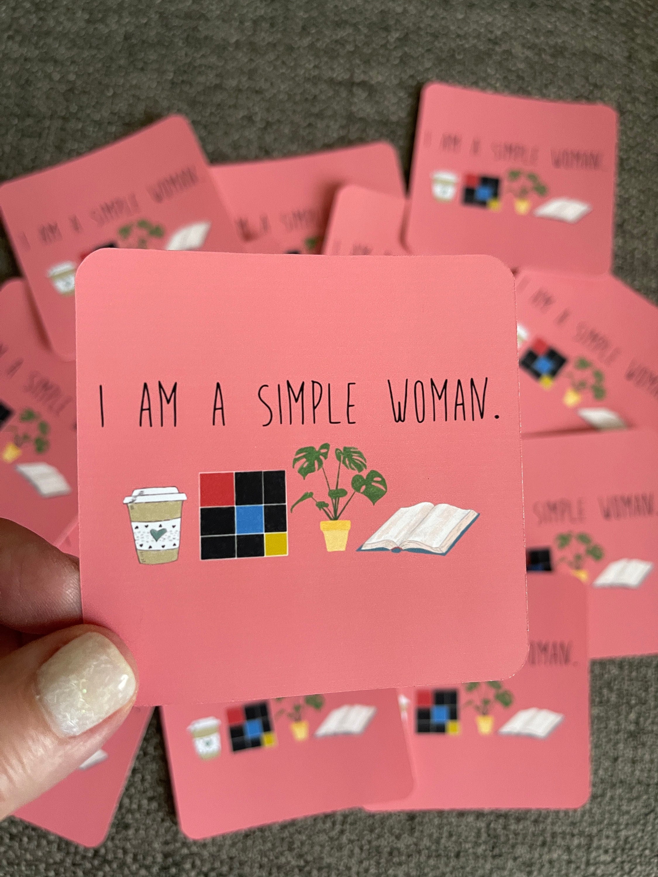 Montessori Vinyl Sticker i Am a Simple Woman. - Etsy
