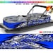 Octopus Royal Blue Ocean Graphic Boat Vinyl Wrap Fishing Pontoon Sea ...