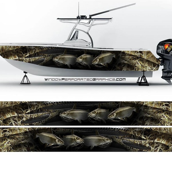 Bass Boat Vinyl Wraps - Etsy
