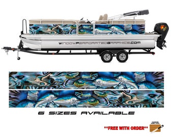 Vinyl Pontoon Boat Wrap | Etsy