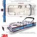 Octopus Royal Blue Ocean Graphic Boat Vinyl Wrap Fishing Pontoon Sea ...