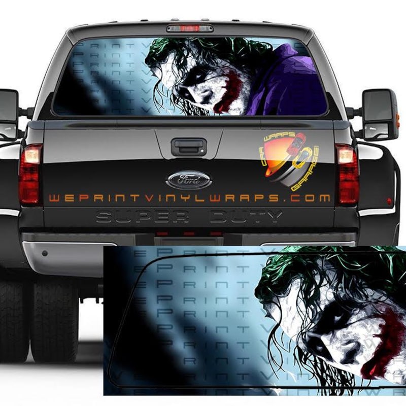 Joker Decal Tag - Etsy