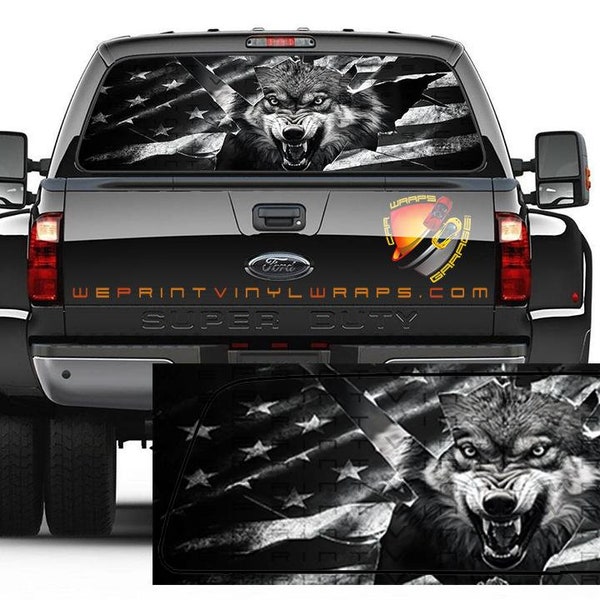 Wolf Rear Window Graphic Decal - Etsy