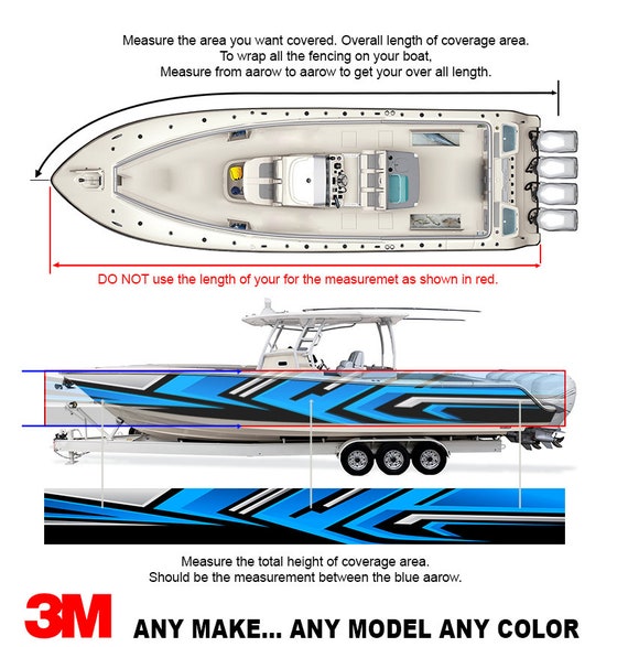 Aluminum Boat Graphics Wraps