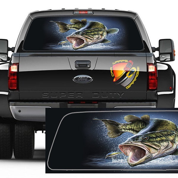 Bass Window Decal - Etsy