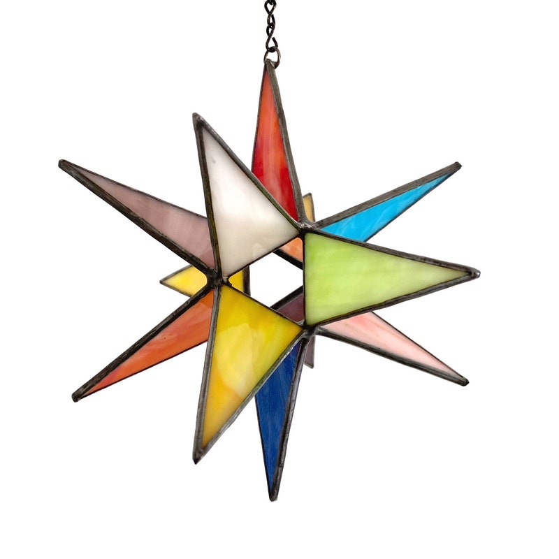 Stained Glass Star - Etsy