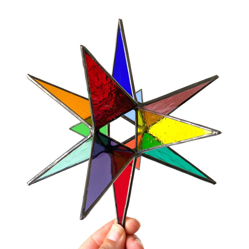 Stained Glass Star - Etsy