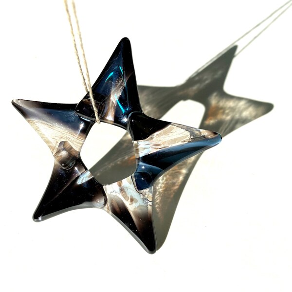 Fused Glass Star - Etsy