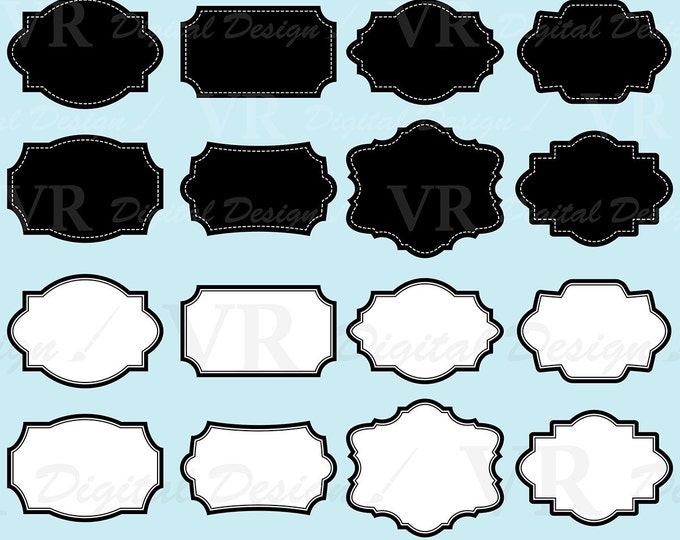 Printable Labels Clip Art Images, Scrapbook Clip Art, Royalty-free ...