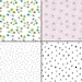 Spring Flowers Digital Paper, Spring Bloom Seamless Hand Drawn Patterns ...