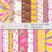 Its a Girl Digital Paper Set, Baby Girl Pink Digital Papers, Baby ...