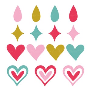 Bright Rainbows Clipart, Colorful Cute Rainbows Illustration, Kids ...