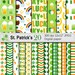 St Patricks Day Digital Paper, Irish Digital Papers, Shamrock Clover ...