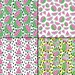 Watermelon Digital Paper, Cute Summer Fruit Digital Papers, Pink and ...