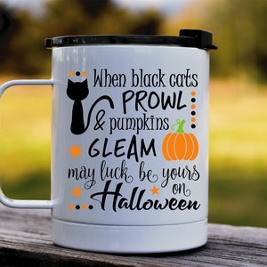 When Black Cats Prowl Svg, Halloween SVG, Halloween Quote Sayings Cut ...