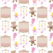 Its a Girl Digital Paper Set, Baby Girl Pink Digital Papers, Baby ...