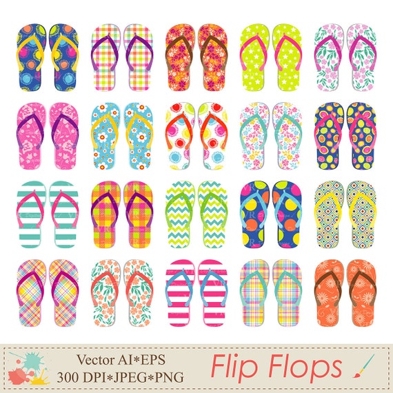 Beach Sandal Clipart