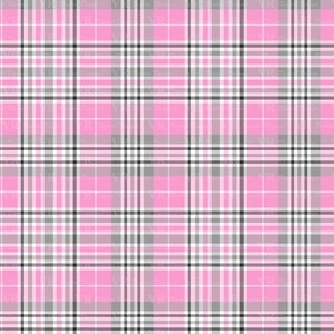 Pink and Grey Plaids Digital Paper Set, Pink and Grey Plaid Digital ...
