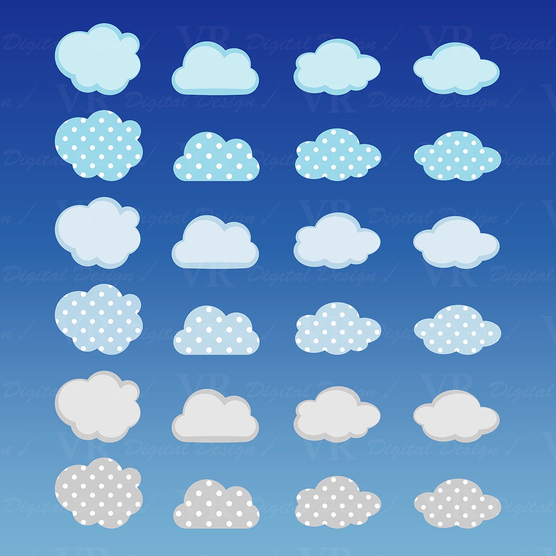 Weather Clip Art, Weather Clipart, Rain Clouds Sun Snow Storm Umbrella ...