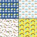 Weather Digital Paper Set, Weather Digital Papers With Rain Sun ...