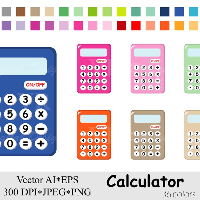 Math Clip Art - Etsy