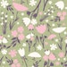Seamless Spring Floral Digital Paper, Hand Drawn Flowers Seamless ...