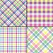 Easter Plaid Digital Paper, Spring Pastel Plaid Pattern, Plaid ...
