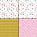Bright Rainbows Digital Paper, Cute Colorful Rainbow Seamless Patterns ...