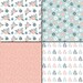 Seamless Floral Digital Paper, Pastel Flowers Seamless Pattern, Peach ...