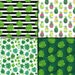 Tropical Digital Paper With Hibiscus, Toucan, Pineapple and Palm Leaves ...