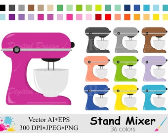 Stand Mixer Clip Art - Etsy