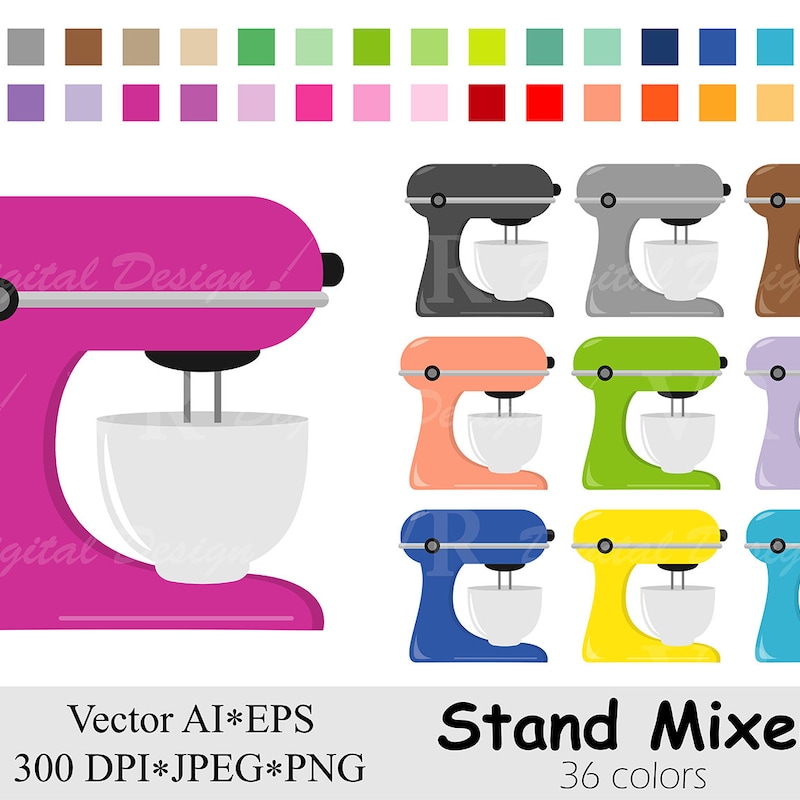 Stand Mixer Clipart - Etsy
