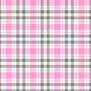 Pink and Grey Plaids Digital Paper Set, Pink and Grey Plaid Digital ...