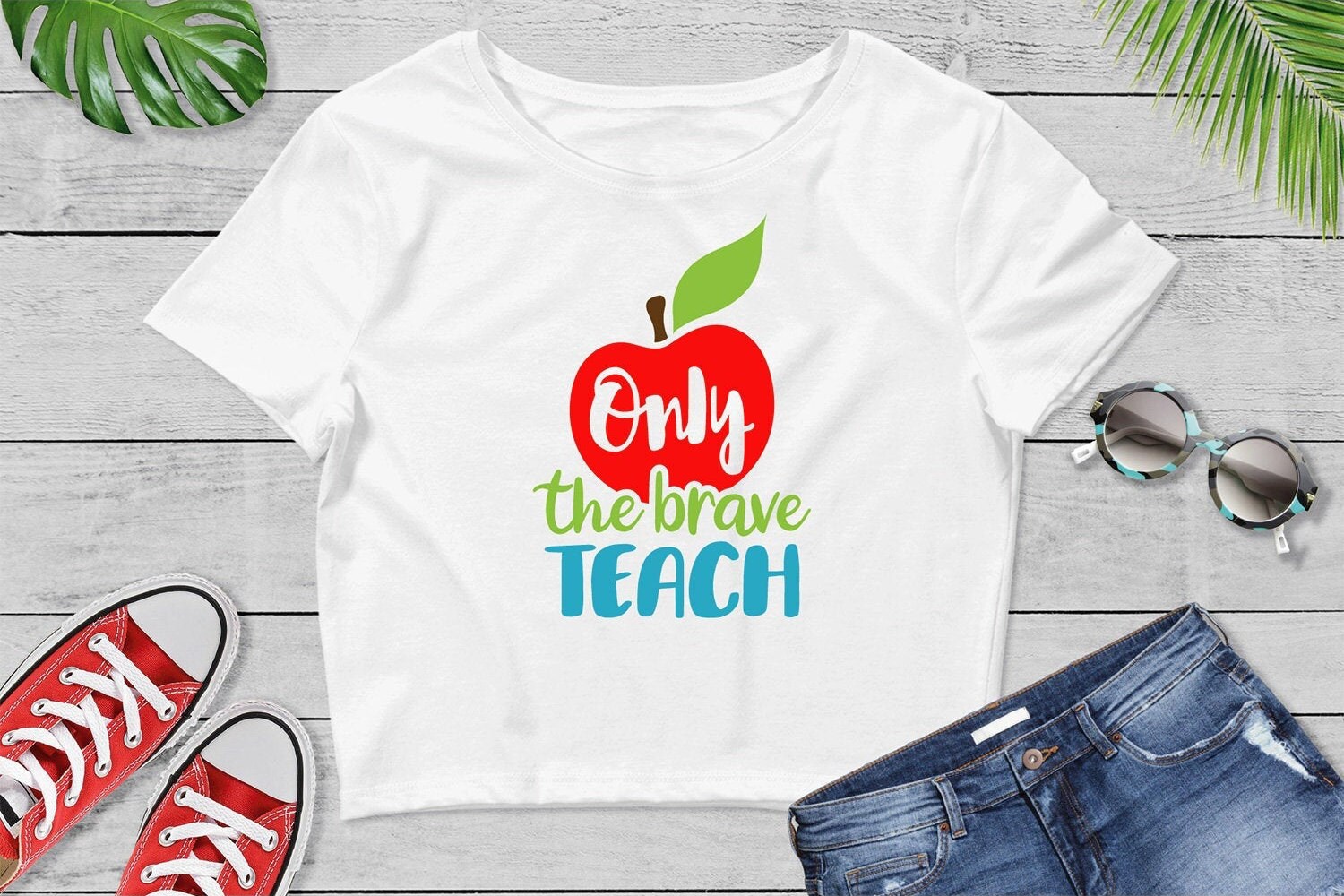 Only the Brave Teach Svg, Teacher Svg, Education Cut File, Back to ...